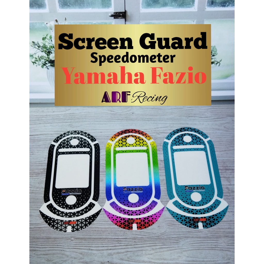 Jual Stiker antigores speedo yamaha fazzio screen guard speedo yamaha ...
