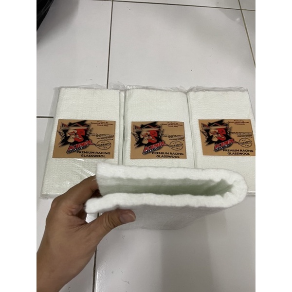Jual PREMIUM GLASSWOOL KING DRAG THAILAND IMPORT 30cmx26cmx1,5cm Gasbul ...