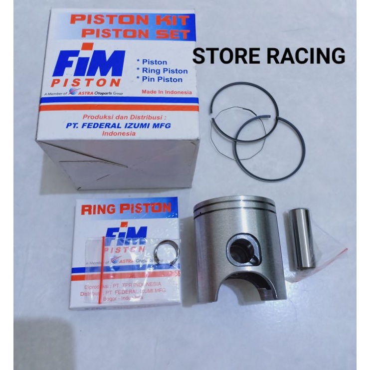Jual piston FIM YAMAHA FIZR FORCE1 os std 25 75 50 100 125 150 175 200 225 250 300 350 400plus ...