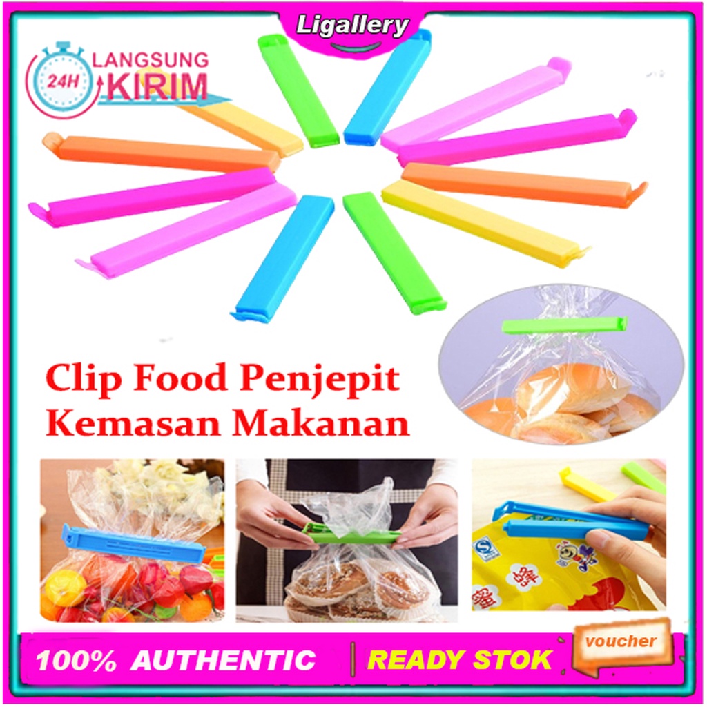 Jual [BISA COD] 1 Pcs Jepitan Plastik Roti Penjepit Bungkusan Makanan ...