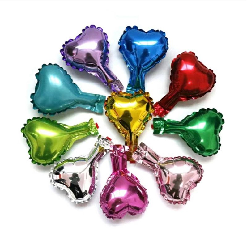 Jual Balon Foil Love Mini / Hati Kecil Bintang Star Kecil 10 cm / 5 ...