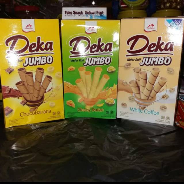 Jual Deka wafer roll jumbo box | Shopee Indonesia