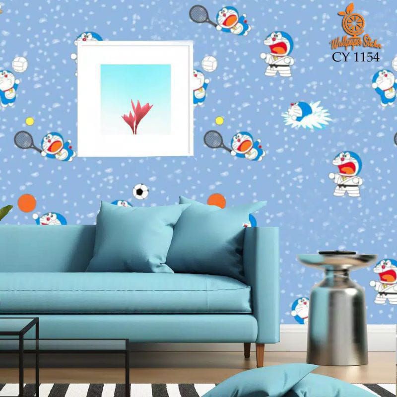 Jual Walpaper Dinding Doraemon Wallpaper Dinding Doraemon Stiker Dinding Doraemon Sticker ...