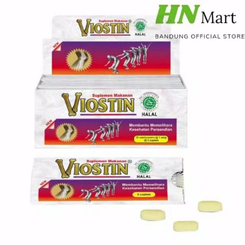 Jual VIOSTIN DS || 1 strip 5 tab || Produk halal berlogo MUI | Shopee ...