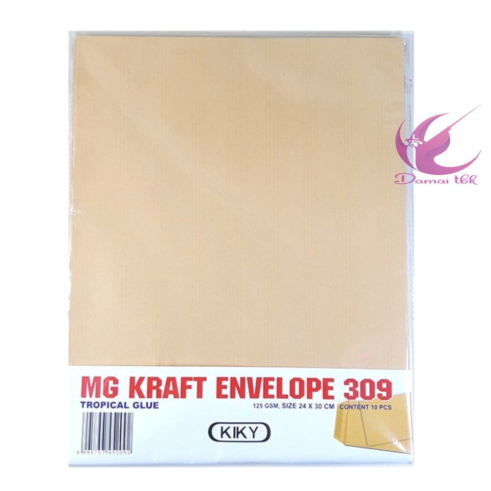 Jual Amplop Coklat Lem Kiky 309 10pc | Shopee Indonesia