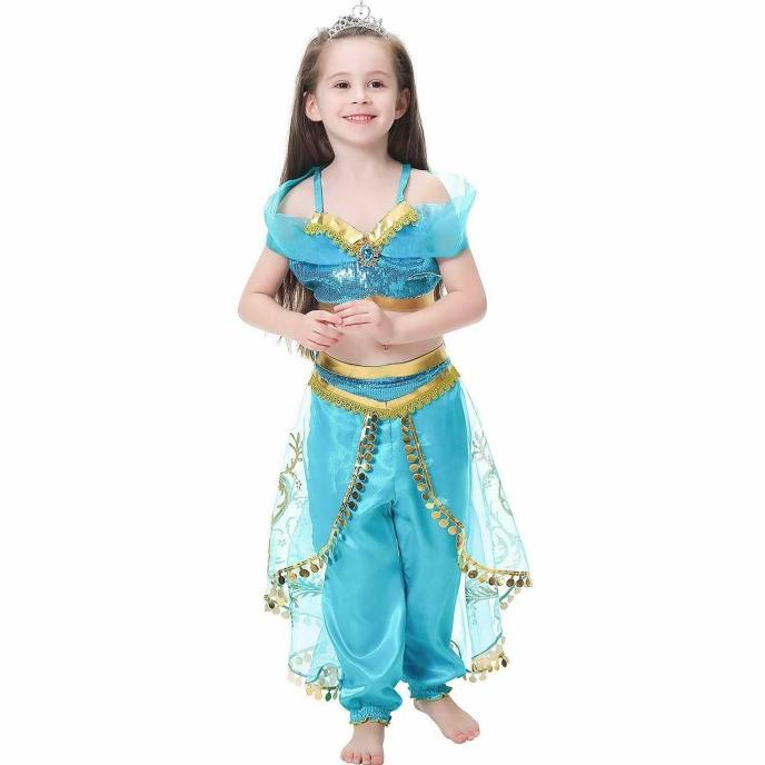 Jual Baju Anak Dress Costume Princess Jasmine - Kostum Aladdin | Shopee ...