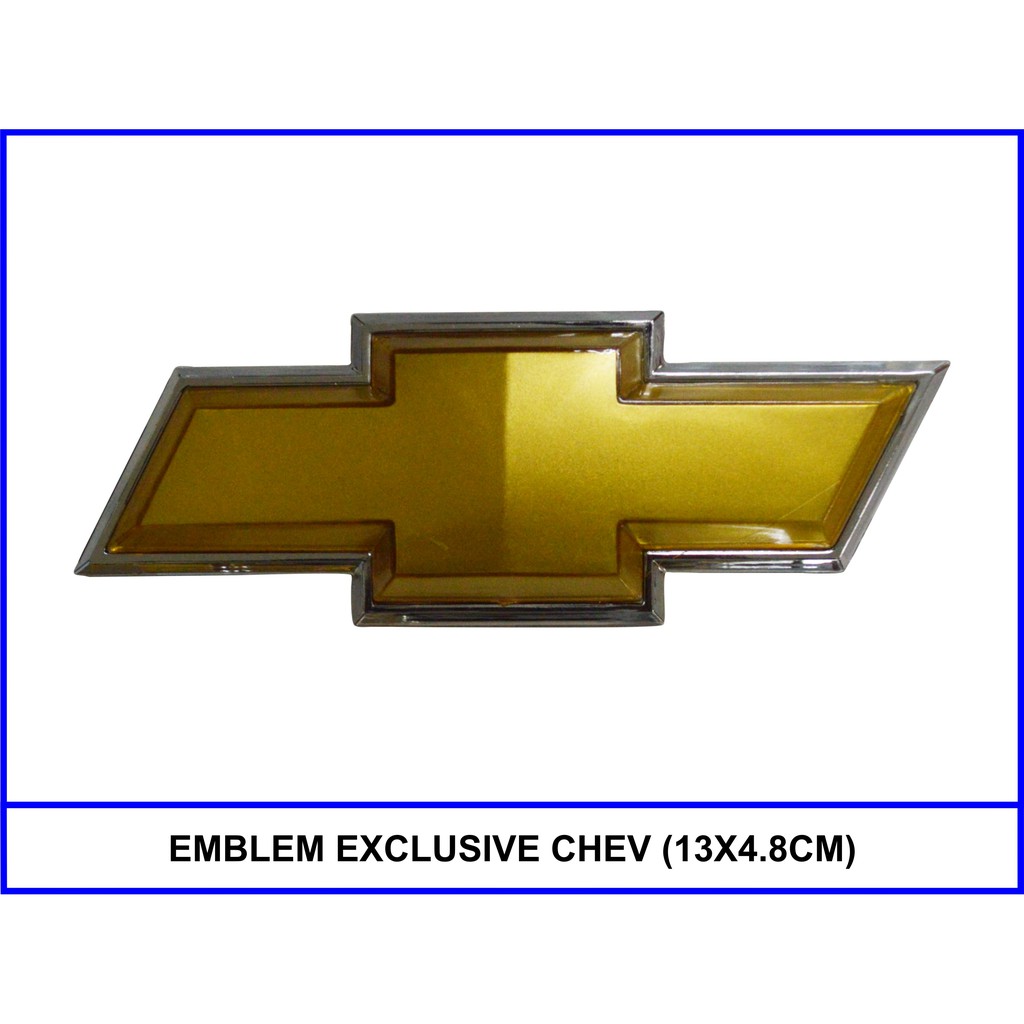 Jual EMBLEM EXCLUSIVE CHEV (13 cm x 4.8 cm) | Shopee Indonesia