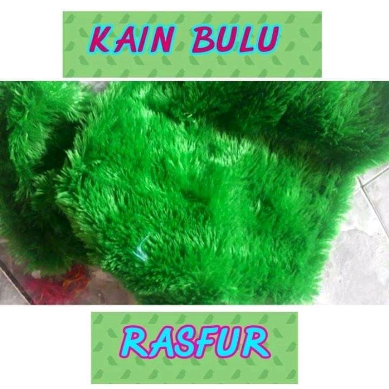 Jual kain bulu rasfur permeter 100x180 bahan lembut | Shopee Indonesia