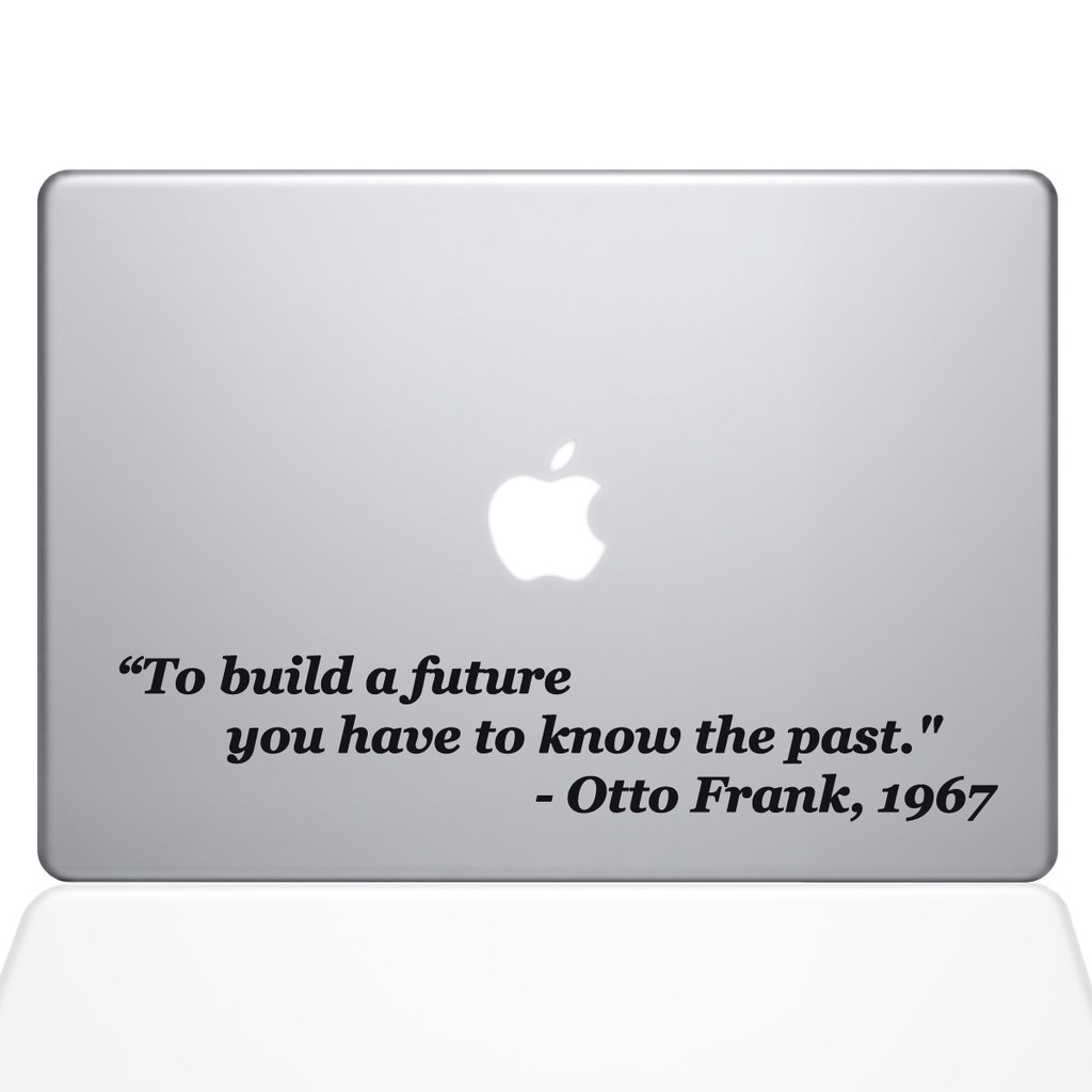 Jual Stiker Laptop To Build a Future Quote Macbook Decal | Shopee Indonesia