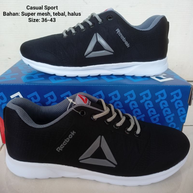 Jual FLASH SALE !!! SEPATU SNEAKERS REBOOK1 HITAM ABU NAVY MERAH PRIA ...