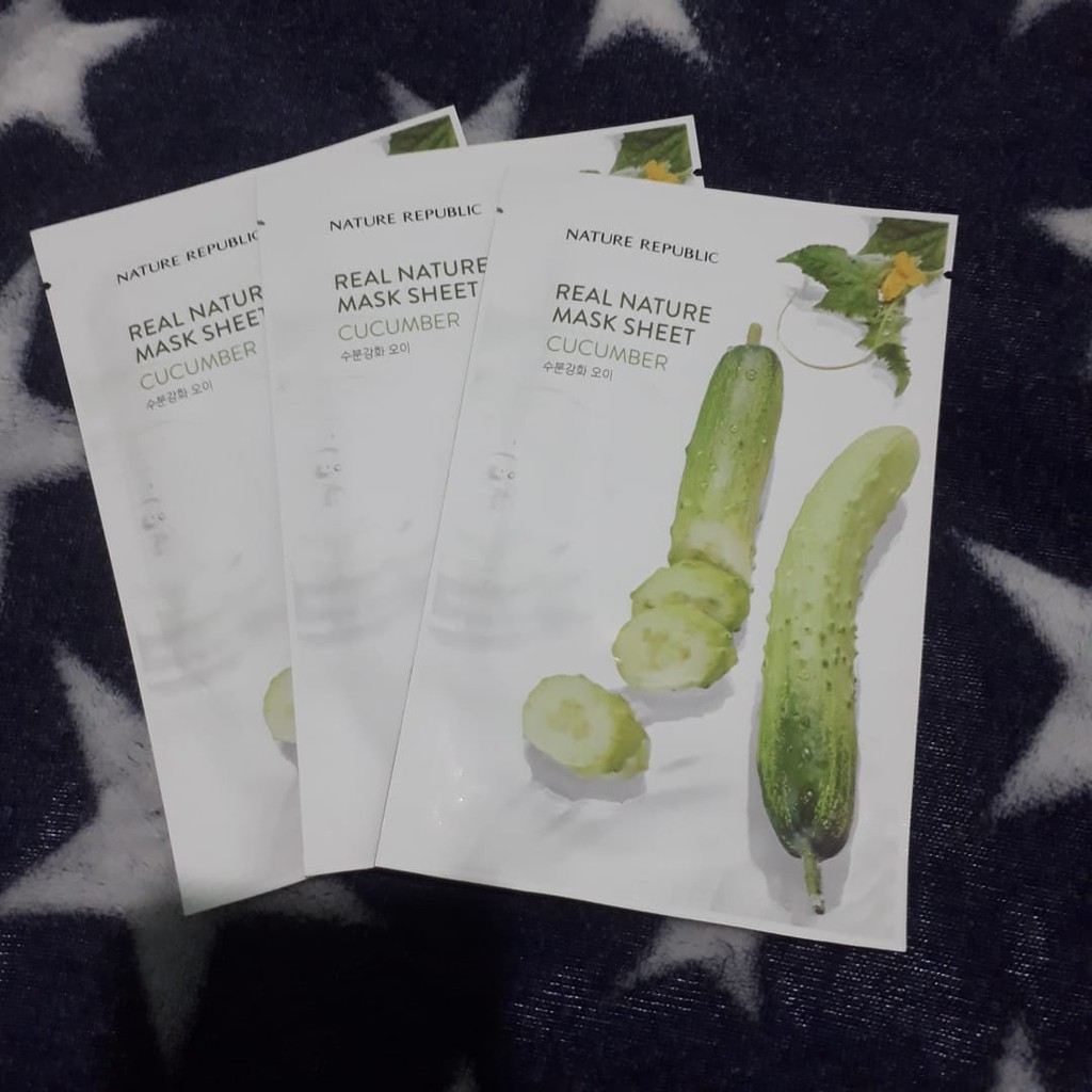 Jual NATURE REPUBLIC - Real Nature Mask Sheet | Shopee Indonesia