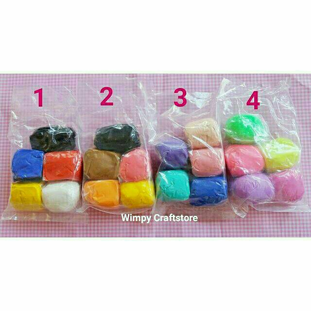 Jual Paket JOYFULL CLAY jual bahan clay resin clay cold porcelain bahan ...