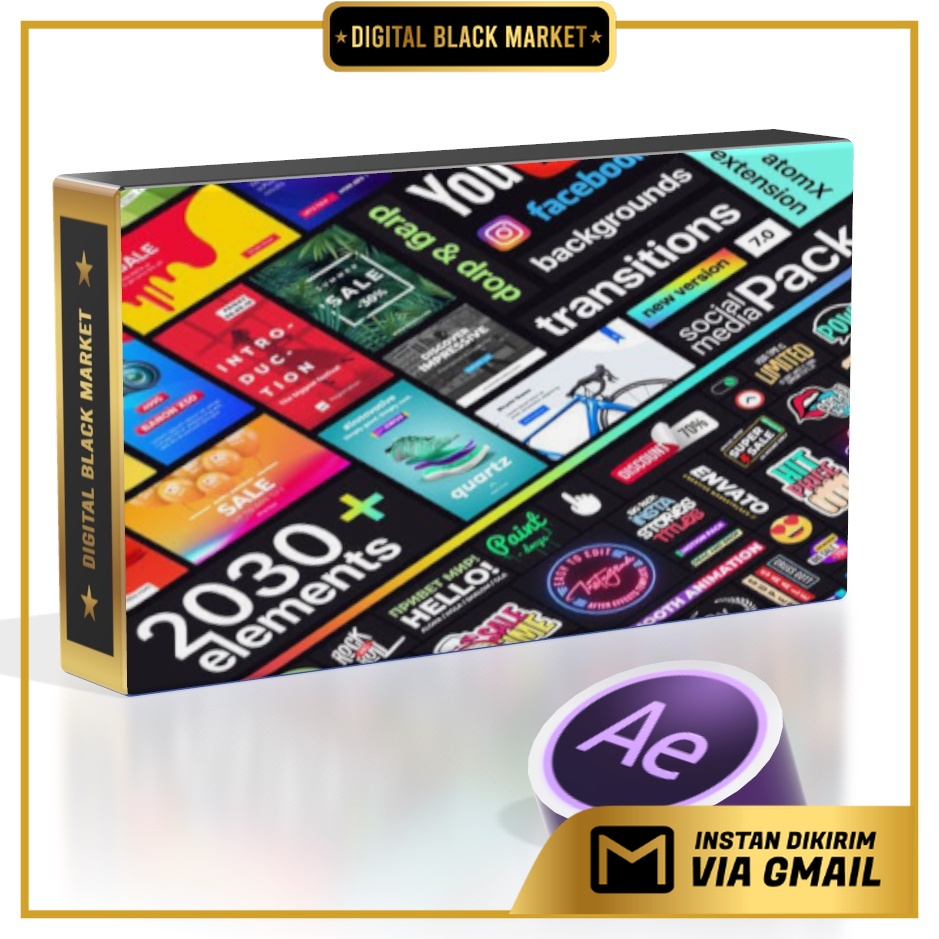 Jual AtomX - Instagram Stories Designs And Transitions Pack V7 - After ...