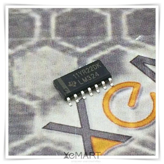 Jual LM324 Quad Operational Amplifier Op Amp SMD SO-14 Texas Instruments Original | Shopee Indonesia