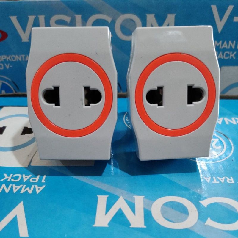 Jual Steker T - Multi 3 soket/ T Visicom | Shopee Indonesia
