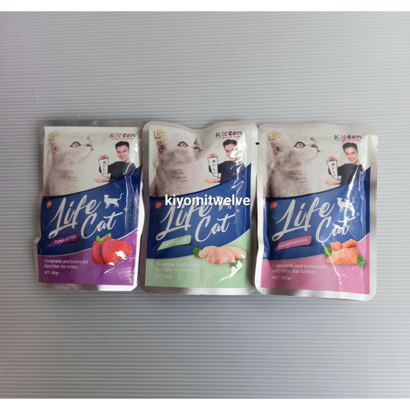 Jual Lifecat Kitten 85 gram Sachet Pouch Life Cat Pouch Life Cat Sachet ...