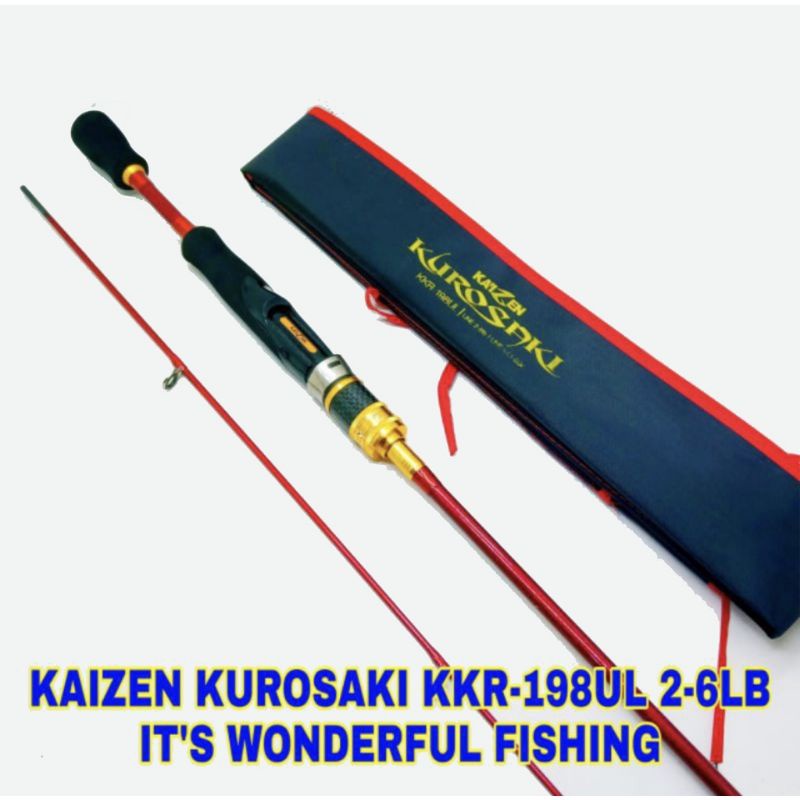 Jual joran UL Kaizen Kurosaki & kaizen Saitama 2-6lb | Shopee Indonesia