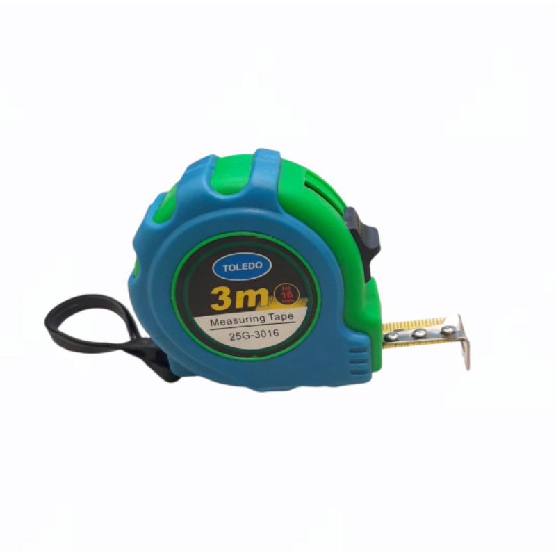Jual Meteran 3 Meter TOLEDO Karet - Meteran Tukang Bangunan Roll 3 M ...