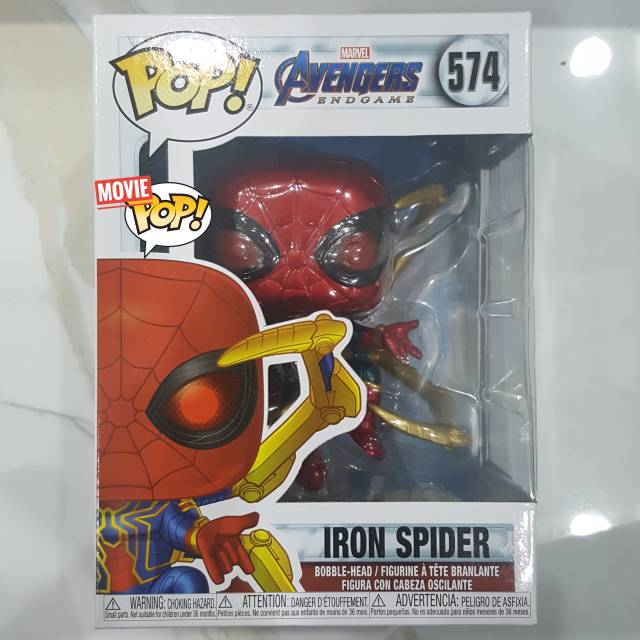 Jual Funko Pop Marvel Avengers Endgame Iron Spider Man With Gauntlet Shopee Indonesia