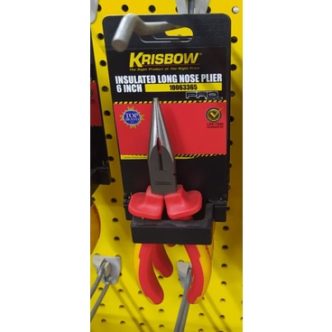 Jual KRISBOW Tang Buaya 6inc / LONG NOSE PLIER 6INCH LPLP6 | Shopee ...