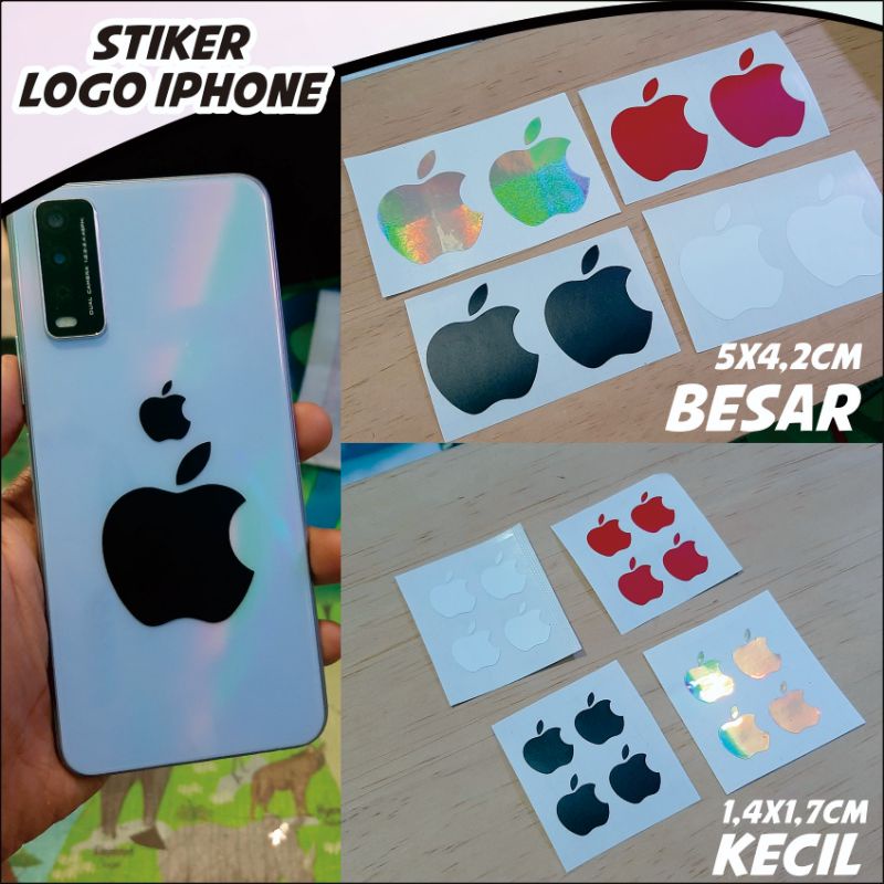 Jual STIKER LOGO iPhone apple untuk semua hp | Shopee Indonesia
