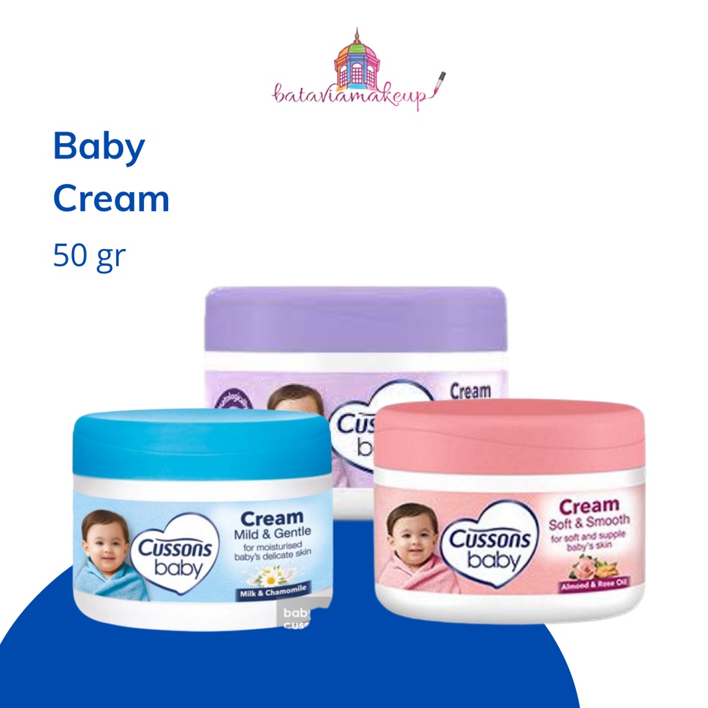 Jual Cussons Baby Cream 50Gr/Krim Bayi/Pelembab Kulit Bayi/Perawatan Kulit Bayi/Cream Bayi ...