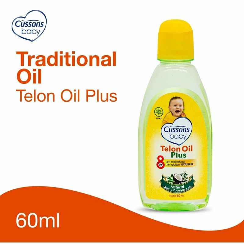 Jual Expired Date: Nov 2025 Cussons Baby Telon Oil Plus 60ml 60 ml ...