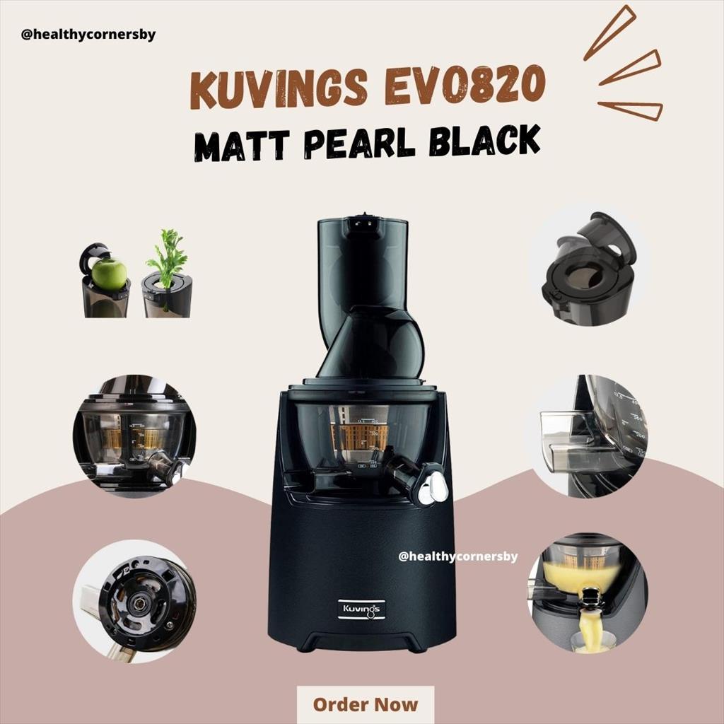 Jual Kuvings EVO820 Slow Juicer Cold Pressed - Matt Pearl Black | Shopee Indonesia