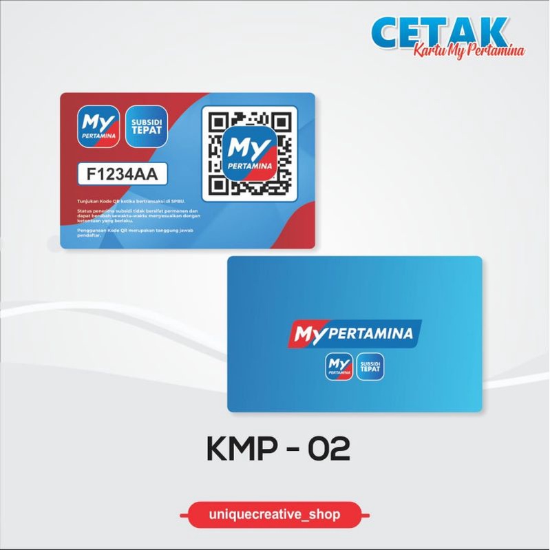 Jual Cetak Kartu MyPertamina Resmi | Shopee Indonesia