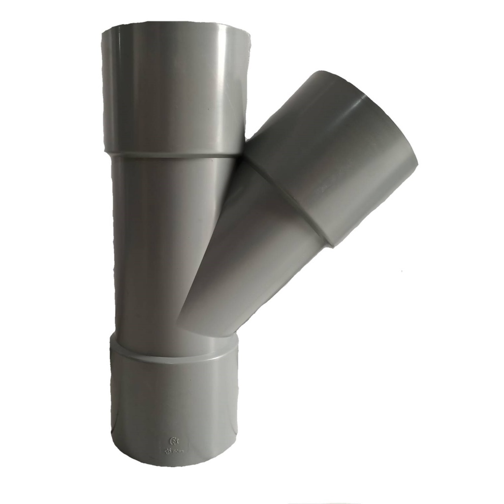 Jual Cabang Y branch 45° Rucika 3" 3 inch in ada 3x2 inci PVC AW tebal bisa untuk sambungan ...