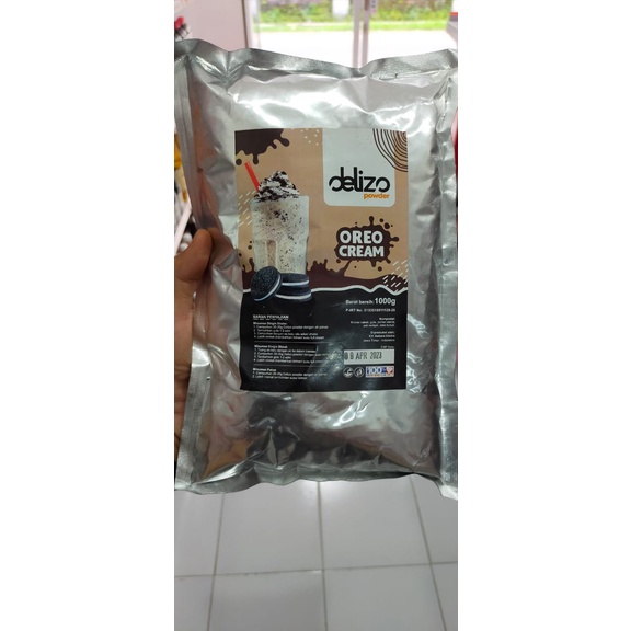 Jual DELIZO COOKIES & CREAM 1 KG | Shopee Indonesia