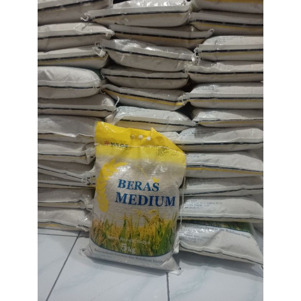 Jual beras medium bulog 5kg | Shopee Indonesia