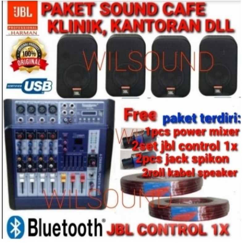 Jual PAKET SOUND SYSTEM CAFE AULA KANTORAN RESTORAN JBL CONTROL 1X ...