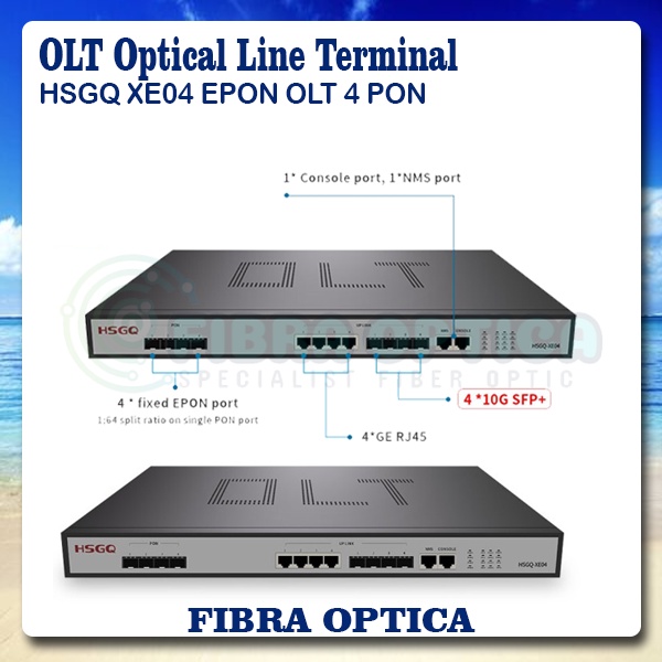 Jual OLT HSGQ XE04 EPON OLT 4 PON 10G | EPON OLT 4 PON 10G Uplink FTTH ...