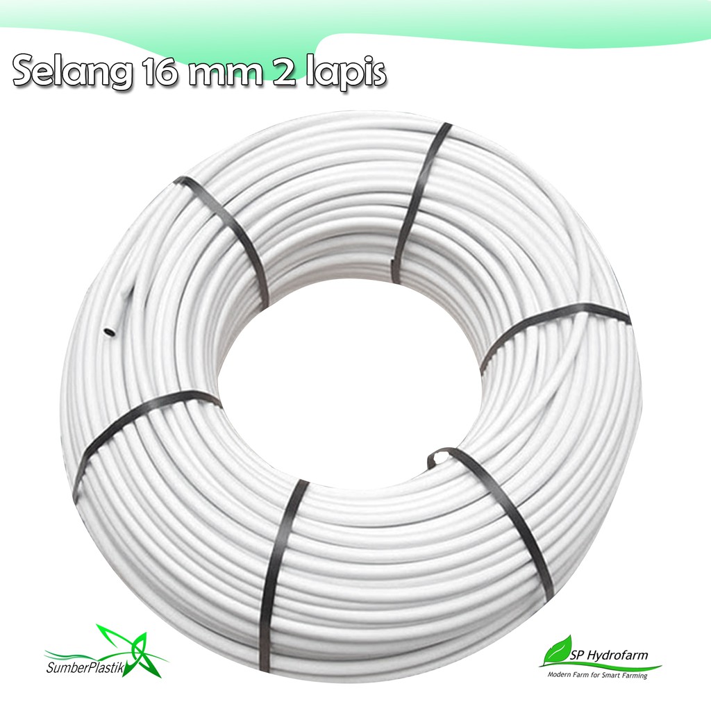 Jual Selang LDPE 16mm Rivulis Putih 2 Lapis 1 Roll | Shopee Indonesia