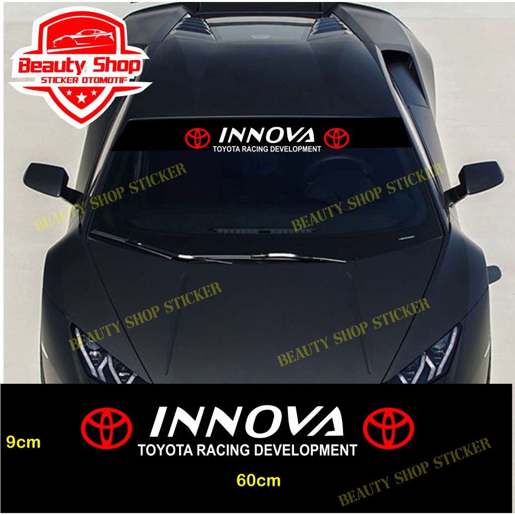 Jual STICKER MOBIL TOYOTA INNOVA STIKER KACA DEPAN/BELAKANG MOBIL ...