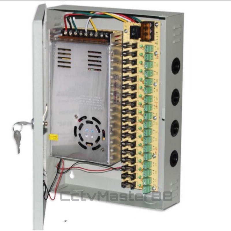 Jual POWER SUPPLY BOX 12V 20A - 18 CHANNEL | Shopee Indonesia