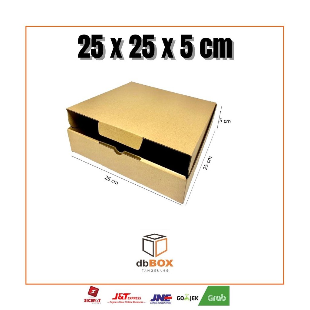 Jual Kardus 25x25x5 cm | Box Die Cut dan Easy Usage | Box Kue Kering ...