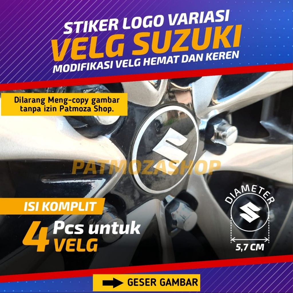 Jual STICKER LOGO VARIASI VELG SUZUKI. | Shopee Indonesia