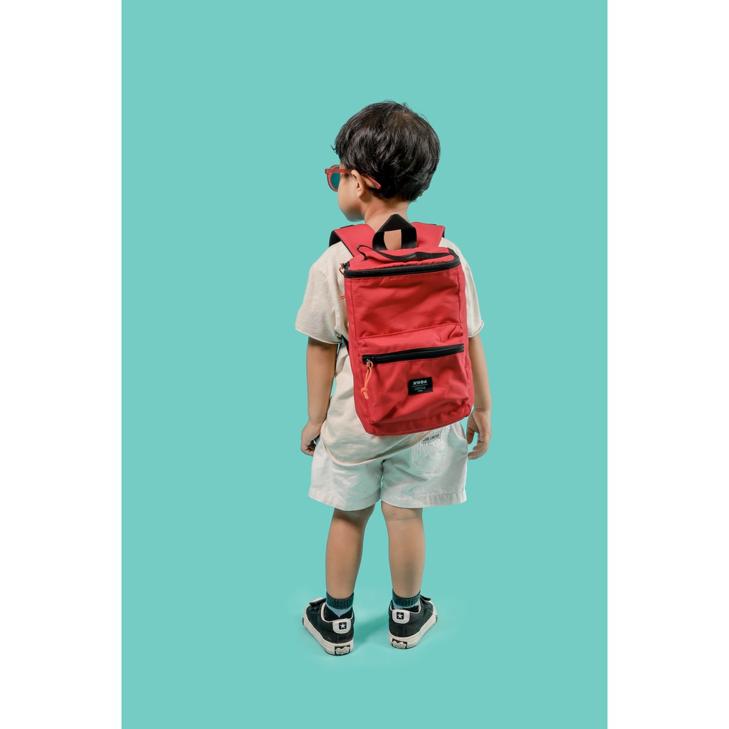 Jual XODA - Toby Red - Ransel Anak - Mini Backpack | Shopee Indonesia