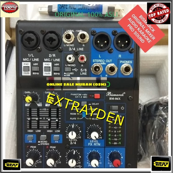 Jual BM26 mixer meja Bismarck original german teknologi elektronik audio dj | Shopee Indonesia