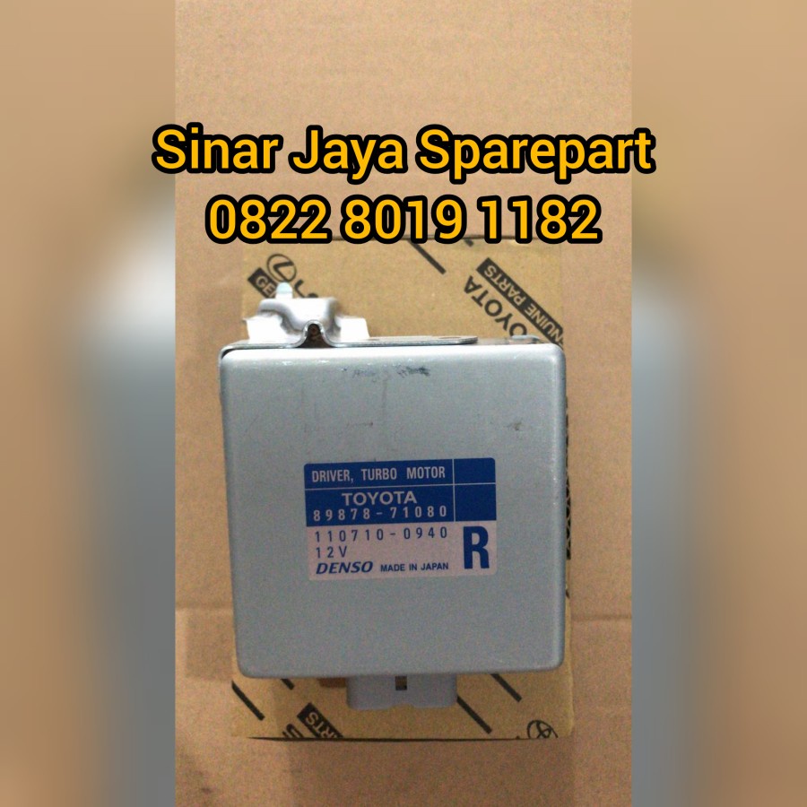 Jual Driver Turbo Motor Hilux Diesel Fortuner Diesel 89878-71080 ...