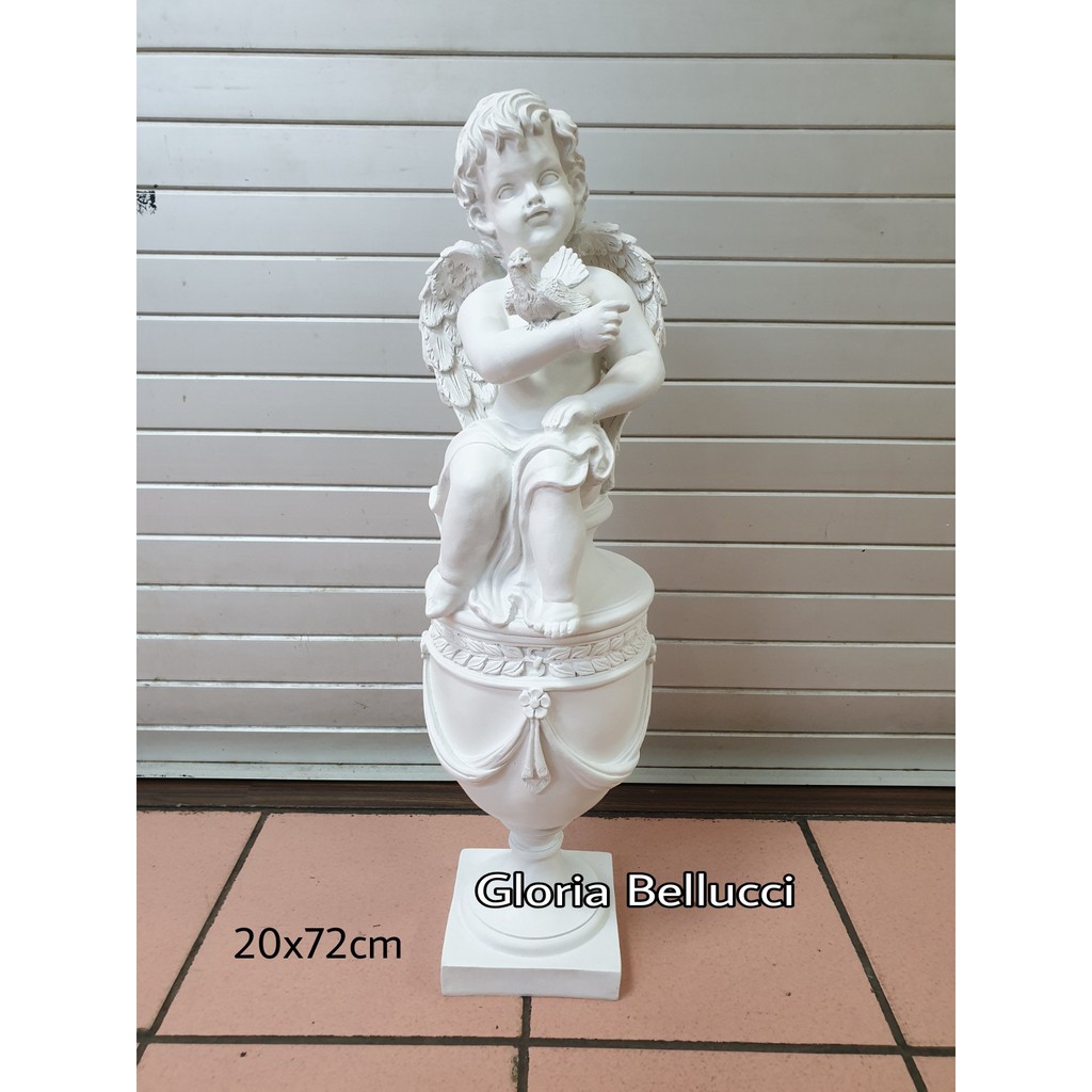 Jual patung pajangan angel merpati makam hiasan kebun taman dekorasi ...