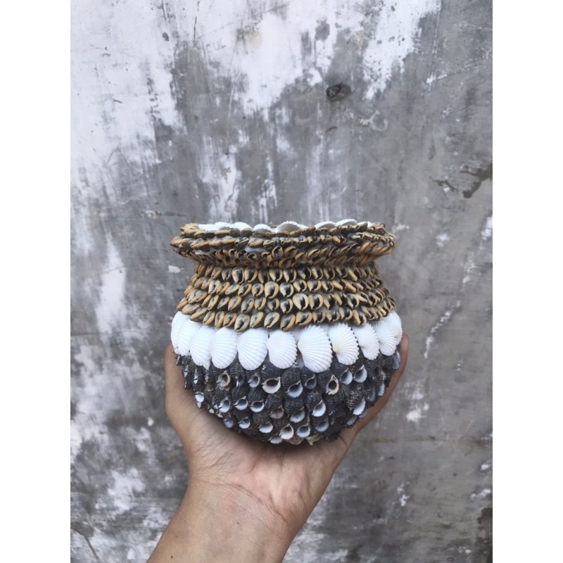 Jual Vas Bunga Pendek Bahan Kerang Shopee Indonesia