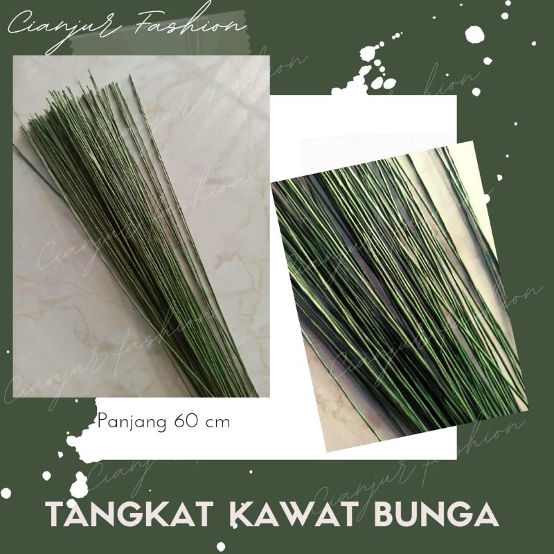 Jual TANGKAI BUNGA KAWAT no. 22,24 | Shopee Indonesia
