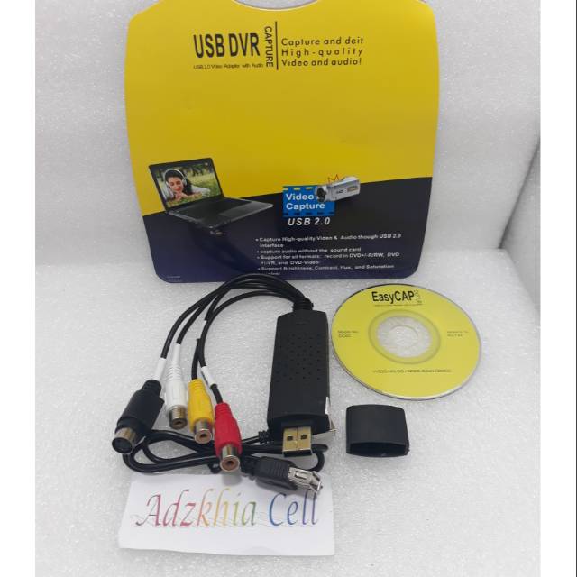 Jual Easycap USB Video Capture Adapter 1 Channel utv007 suport android ...