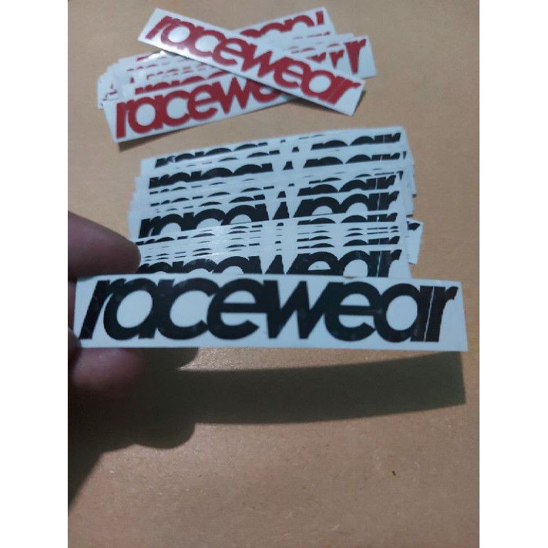 Jual STICKER RACEWEAR CUTTING STICKER CUTTING MOTOR CUTTING STICKER ...