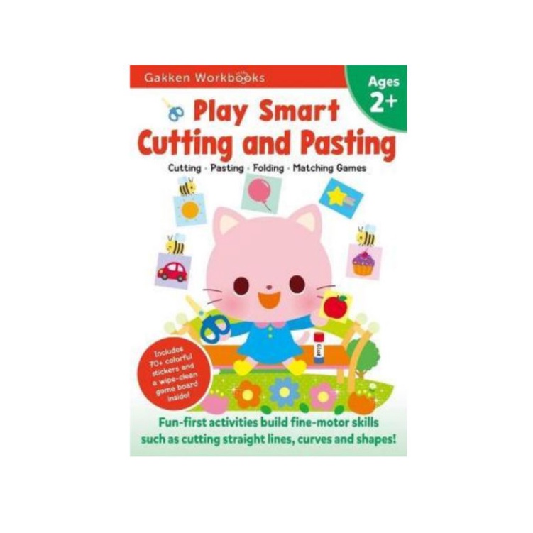 Jual Play Smart Cutting and Pasting Age 2+ : Preschool Activity Workbook with Stickers for ...