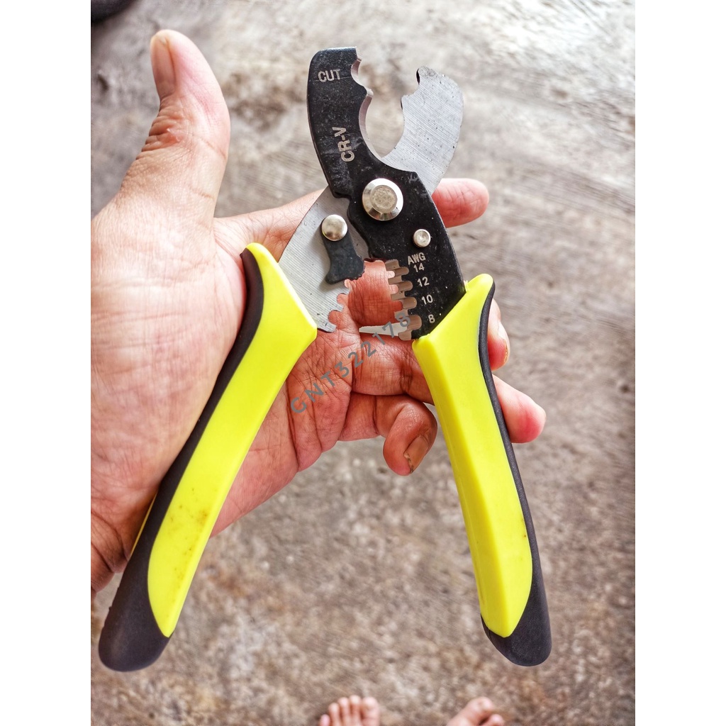 Jual Tang Potong & Kupas Kabel Multifungsi 8 Inch | Shopee Indonesia