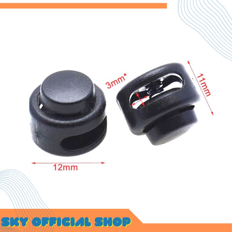 Jual Stopper Cord Lock Stopper Buckle Assecories Garment Jaket Tas Tali ...